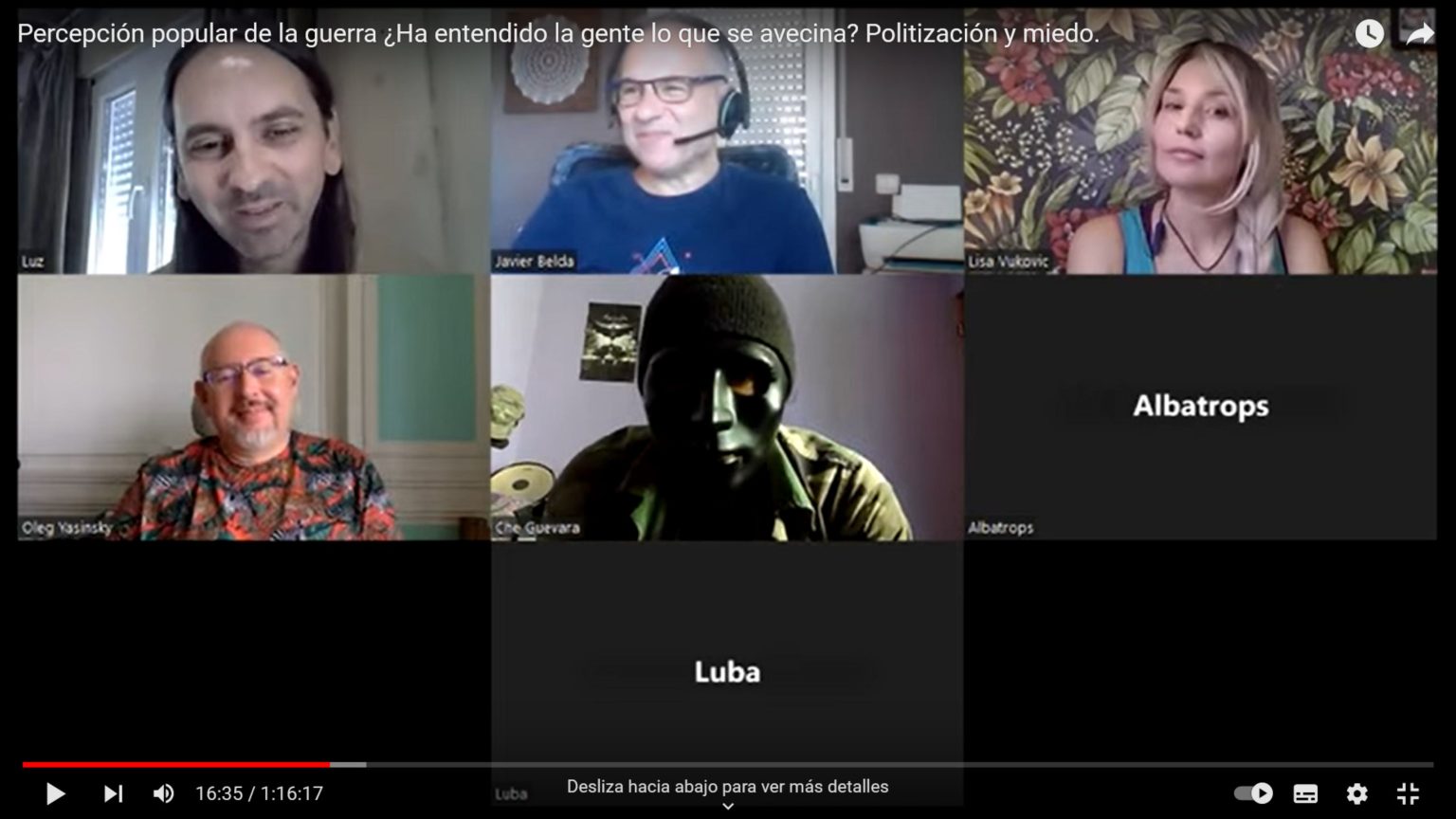 Percepción popular de la guerra ¿Ha entendido la gente lo que se ...